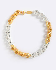 LUCIEN TWO TONE NECKLACE